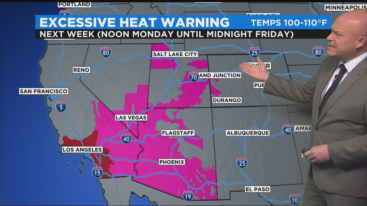 Excessive Heat Warning Issued For Parts Of Western Colorado - YouTube