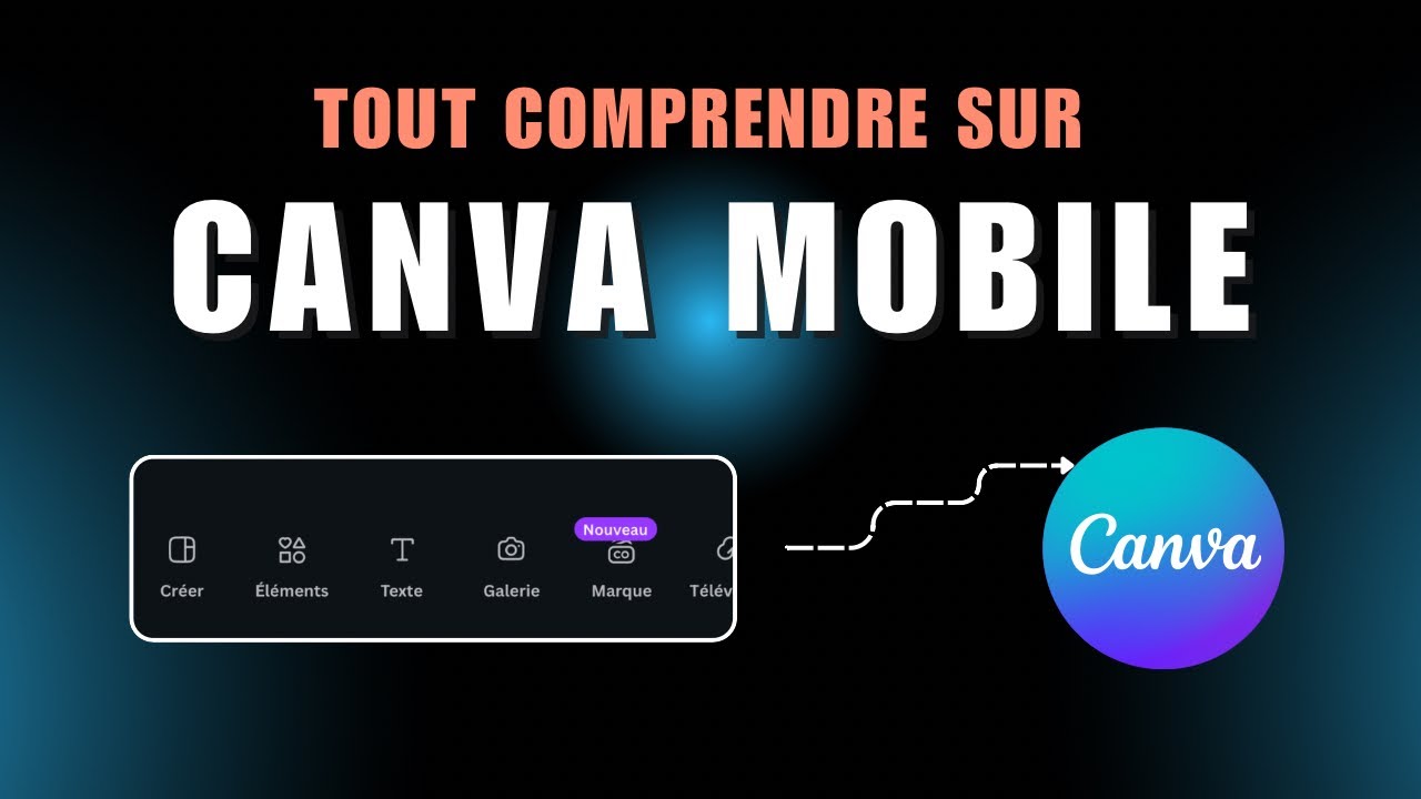 TUTORIEL DÉBUTANT | Comment utiliser Canva sur téléphone | Découvrir l ...