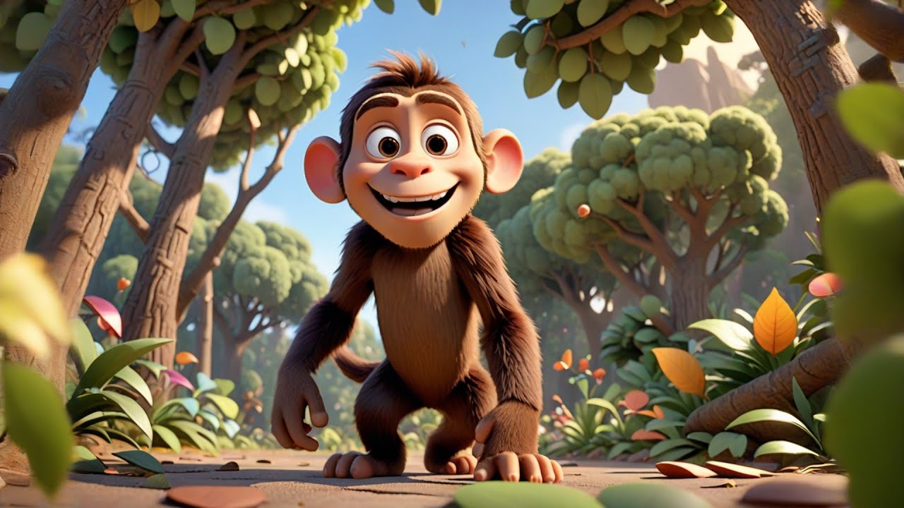 Five Cheeky Monkeys Learn to Add | Addition Song for Kids | Nursery ...
