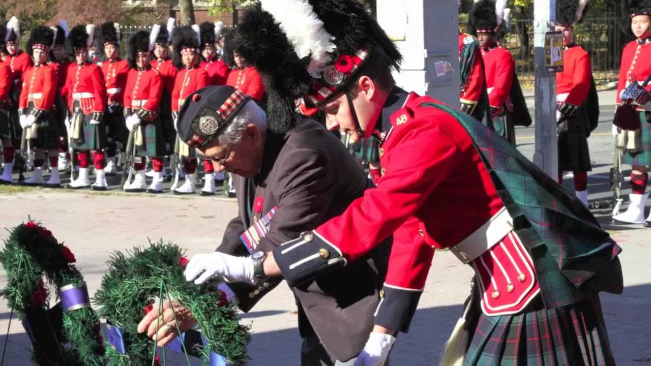 48th Highlanders of Canada 120th Anniversary Salute Remembrance Day ...