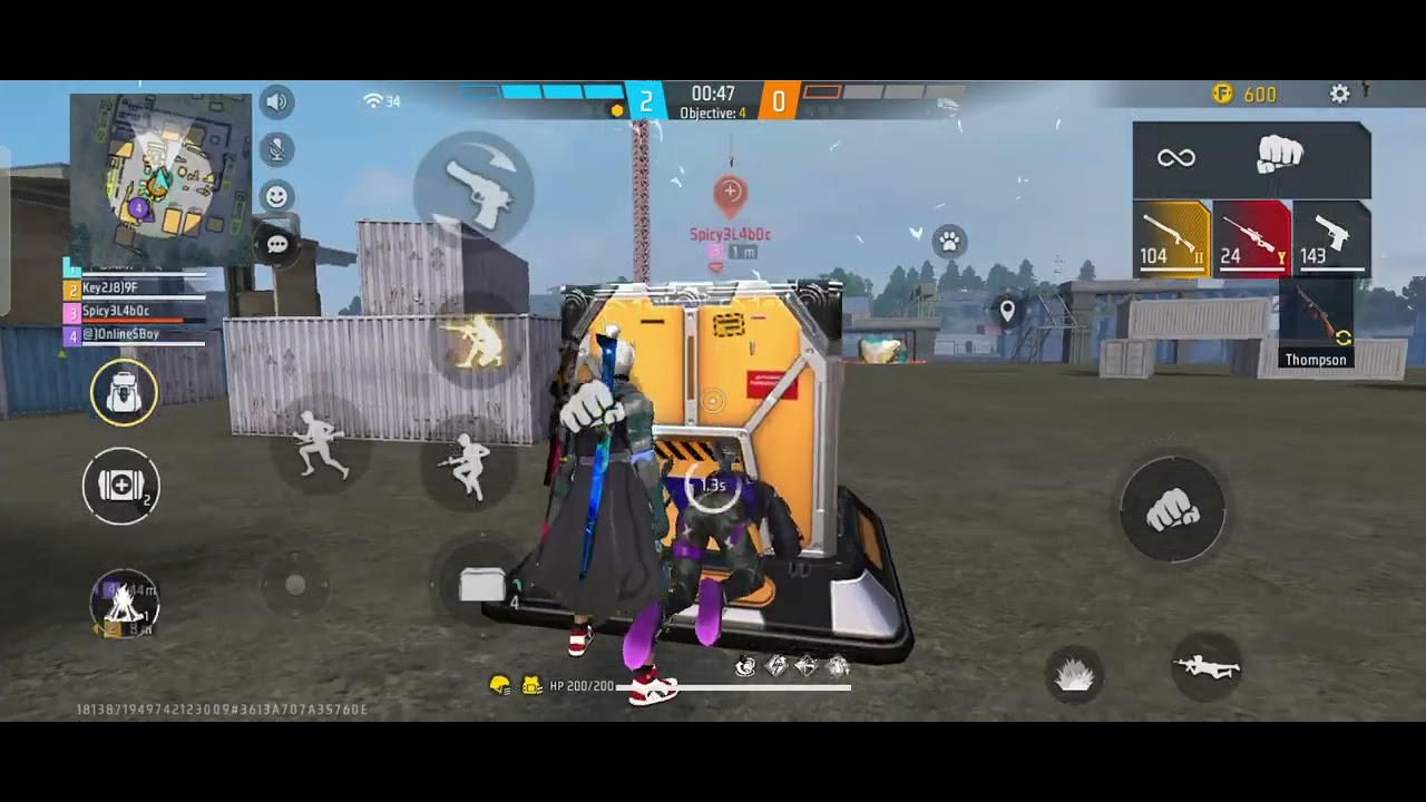 Cs pushing 3 finger headshot gameplay #freefire @jaateyesgaming943 #ff ...