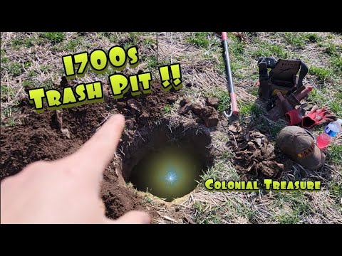Metal Detecting With My Wife | Early Colonial Trash Pit Discovered ...
