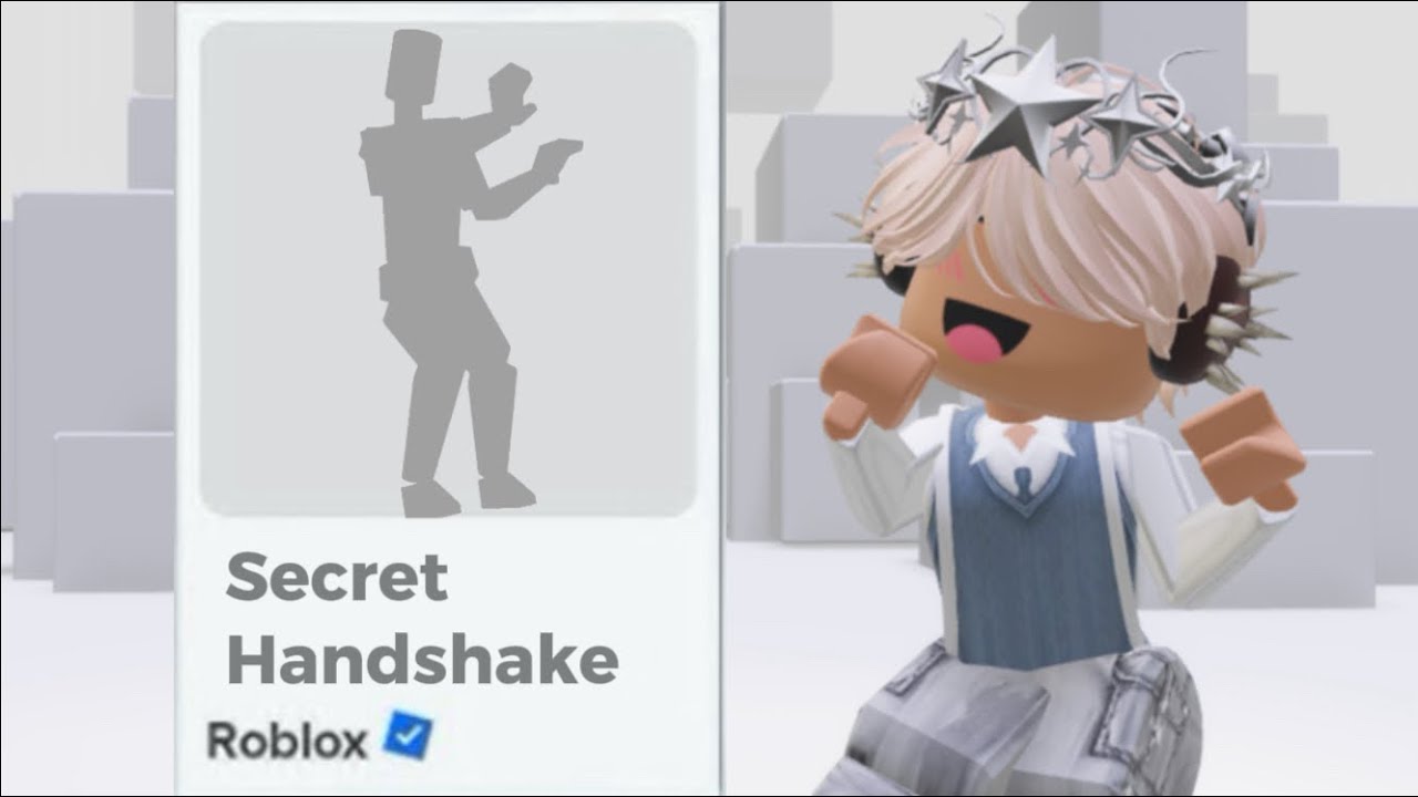 HOW TO GET THE NEW EMOTES IN ROBLOX (secret handshake) - YouTube