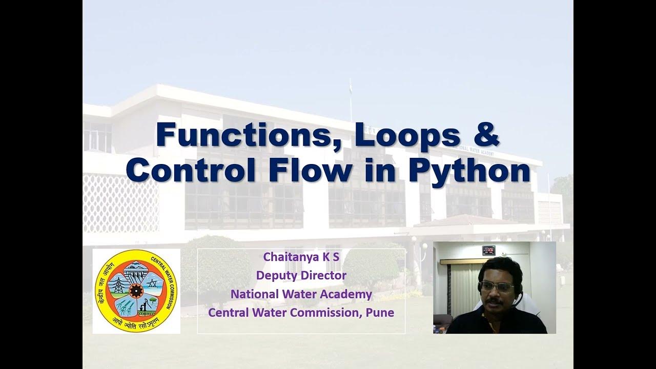 Functions, Loops and Control Flow in Python - YouTube