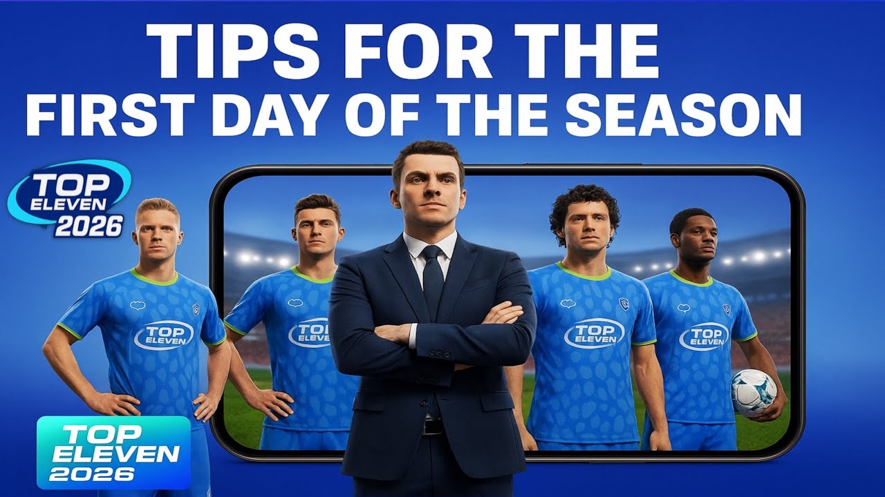 Tips for the First Day Of The Season in Top Eleven 2026 - YouTube