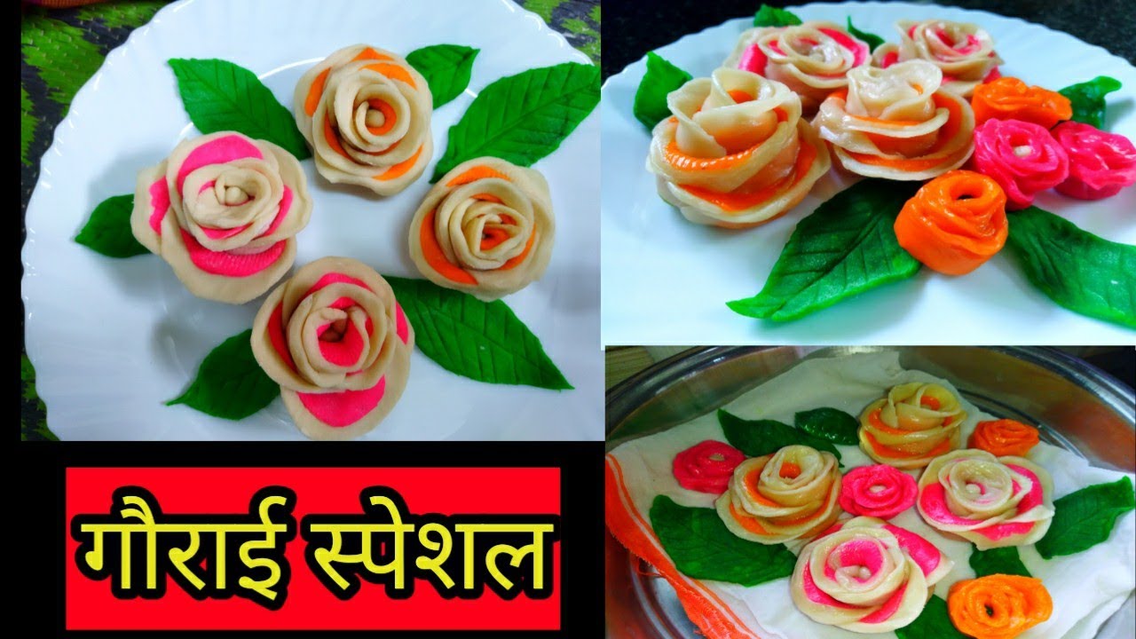गौरी स्पेशल | gauri special decoration recipe | gauri rukhavat special ...