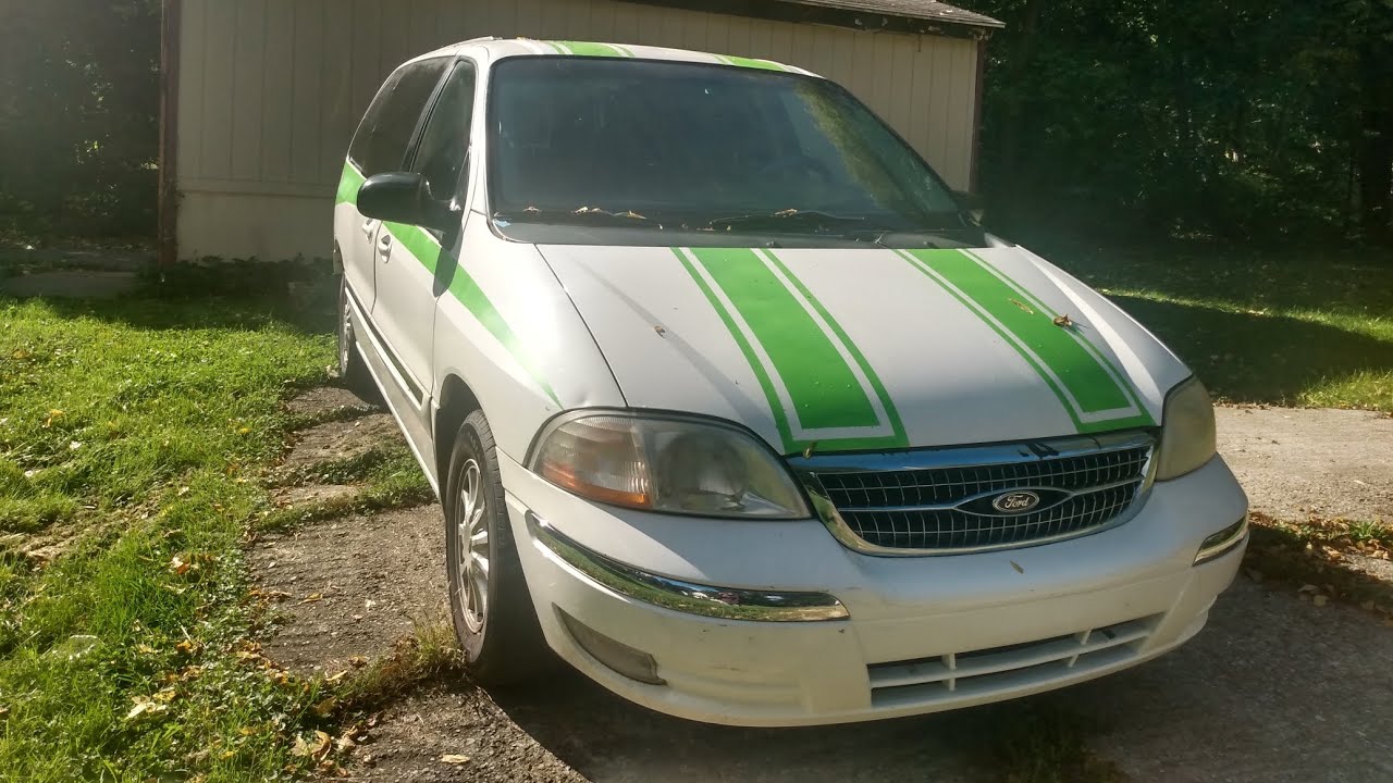 I painted a 99 Ford Windstar SE and drove it to work - YouTube