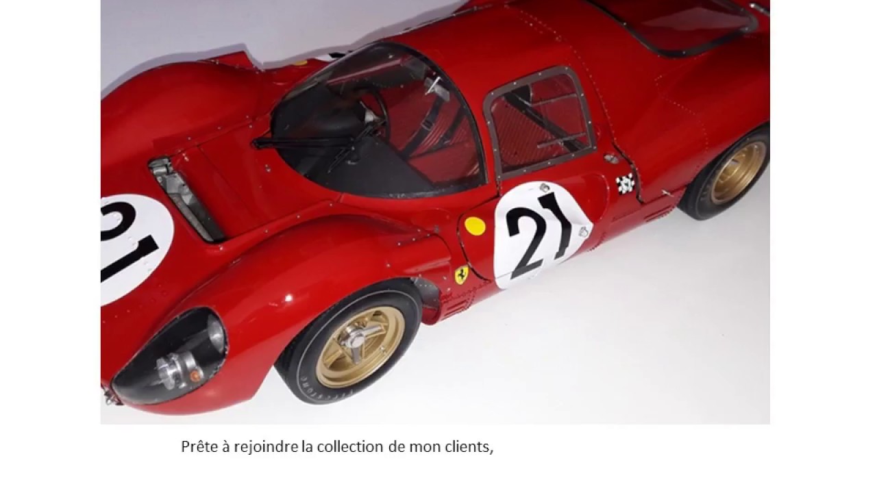 montage ferrari 330 p4 model factory hiro - YouTube