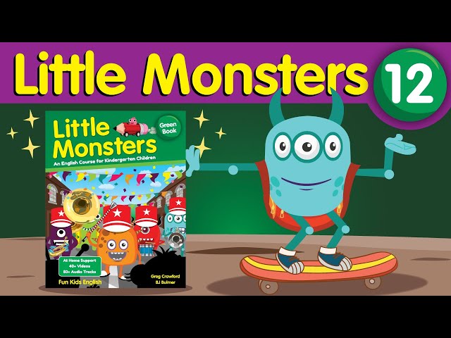 Little Monsters: Unit 12 Green Book | English Lesson for Kindergarten ...