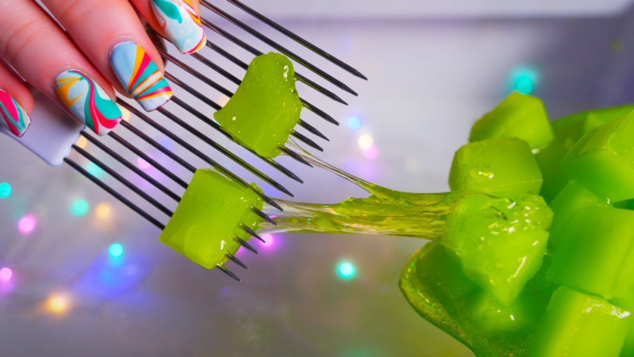 ASMR SLIME! 5 Satisfying Slimes For Sleep (ASMR No Talking) - YouTube