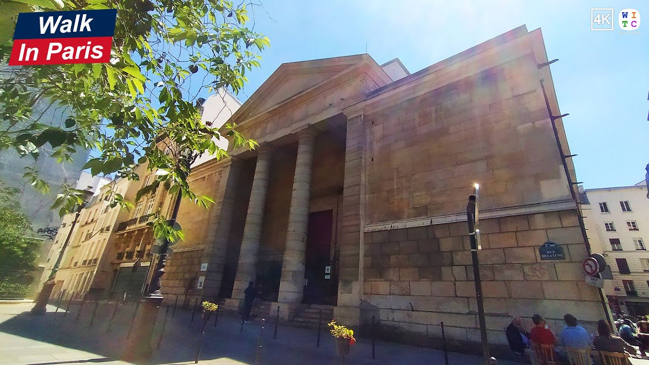 From Notre-Dame-de-Bonne-Nouvelle church to rue Cadet, Paris, France ...