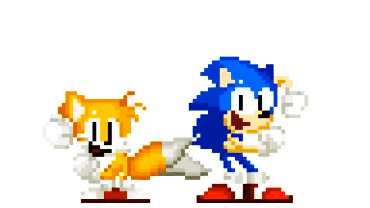 Classic Sonic and tails dancing meme(full version) - YouTube