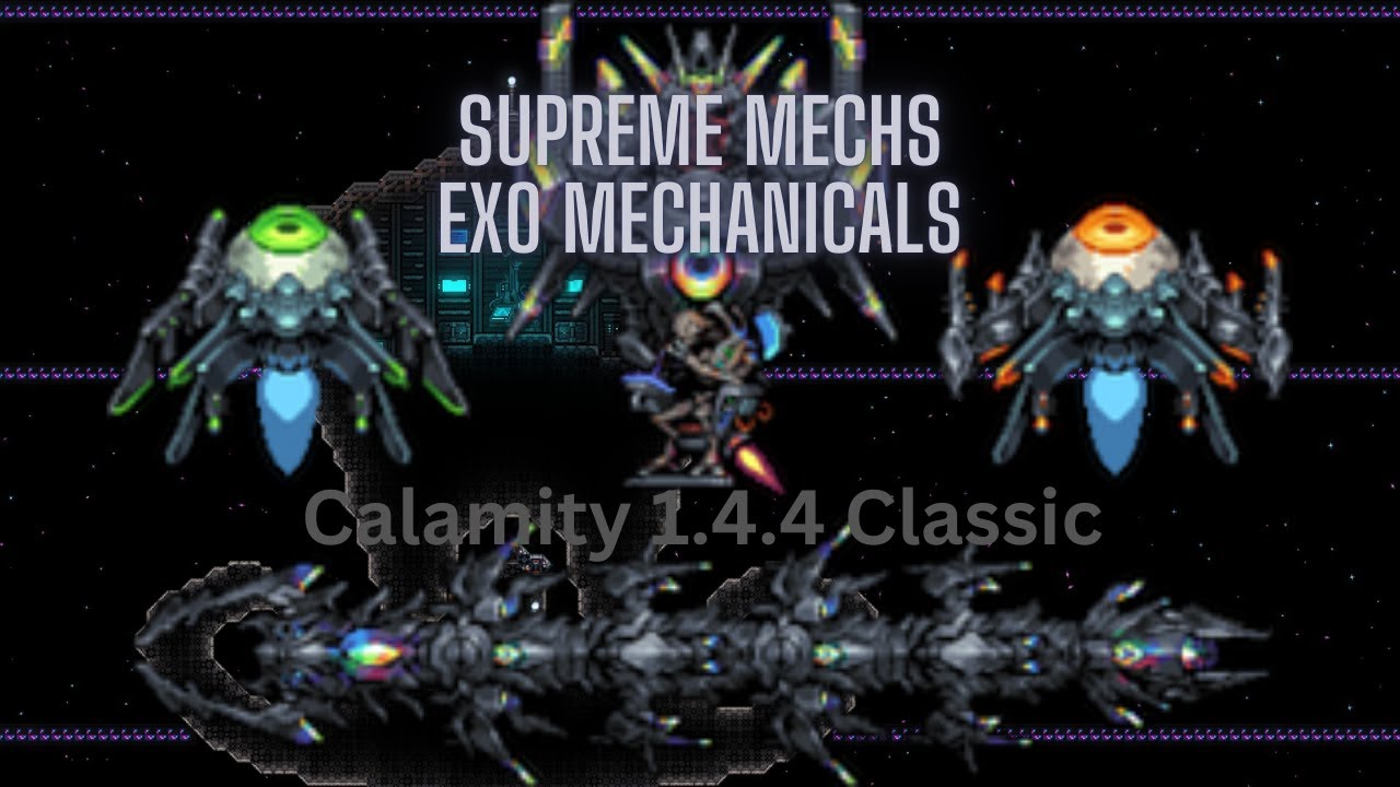 Supreme Mechs - Exo Mechanicals | Calamity 1.4.4 - YouTube