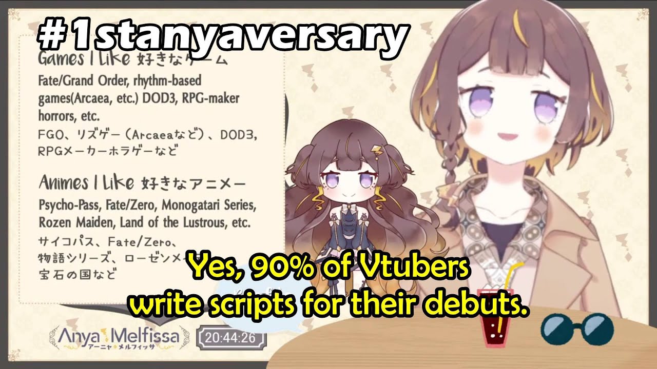 Anya's Reveals Something Vtubers Did Before Debuting and Melfriend's ...