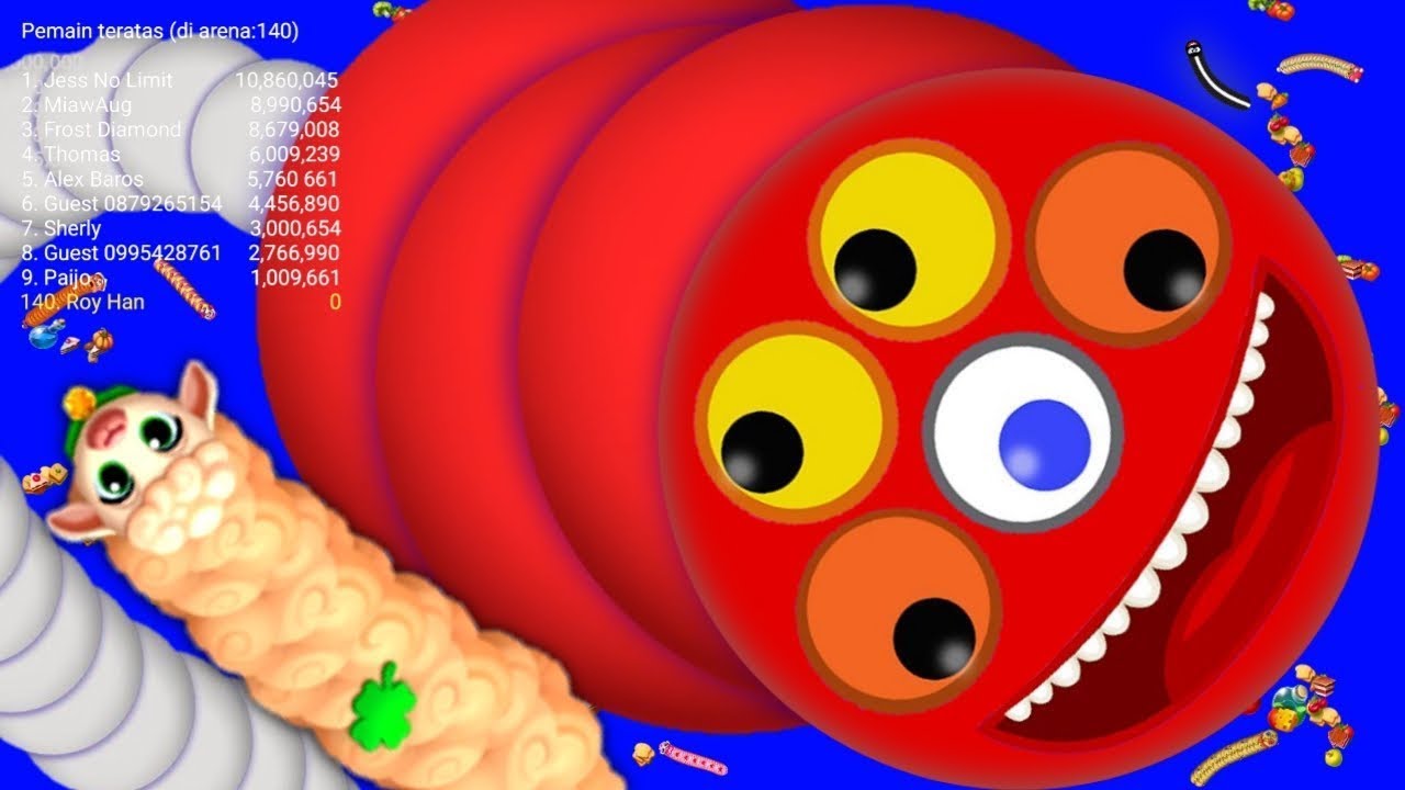 "From Worm to King! Epic Worm Zone Transformation!" || BGGAMERS ...