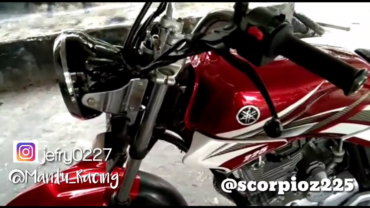 Modifikasi scorpio tengki kotak merah marun - YouTube