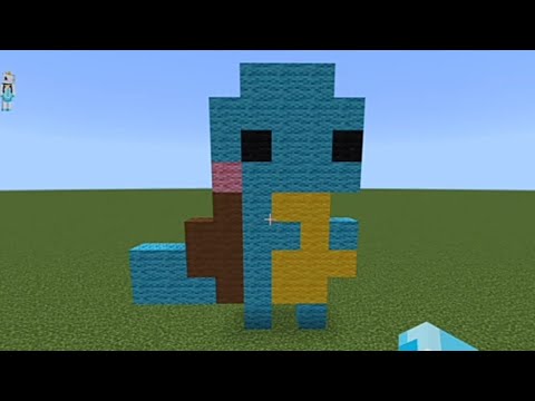 Simple Squirtle Minecraft Tutorial - YouTube