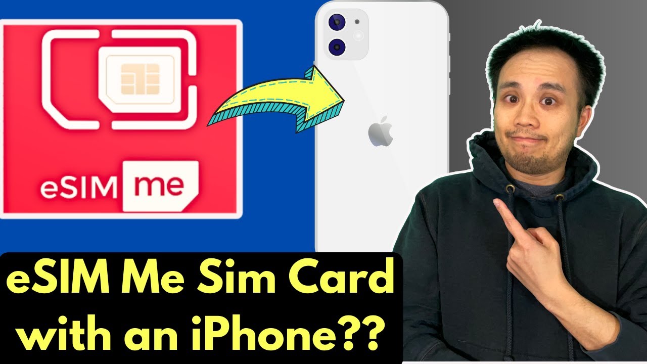 Using eSIM with an old iPhone? eSIM.me sim card iPhone demo - YouTube