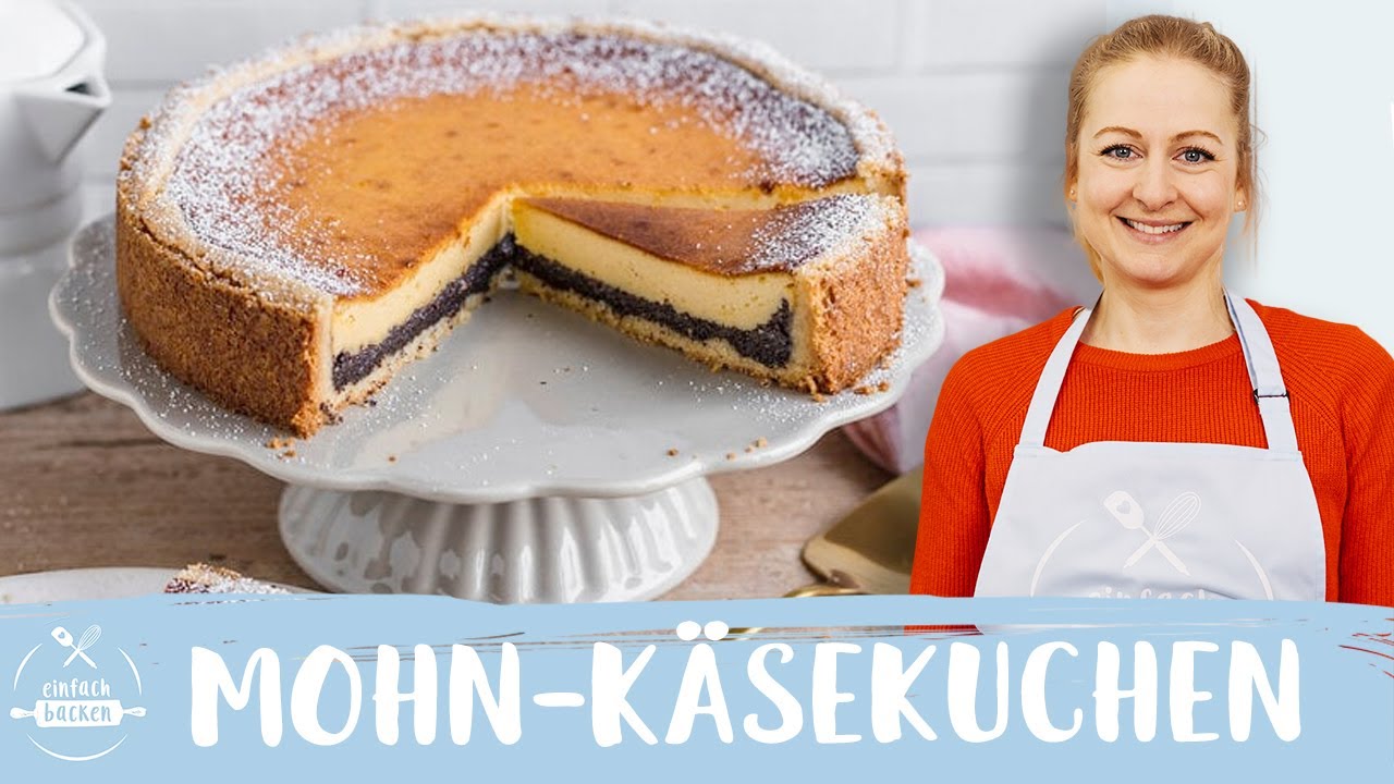 Mohn-Käsekuchen – schnell fertig und sooo lecker mit Mohnback 😋🤤 I ...