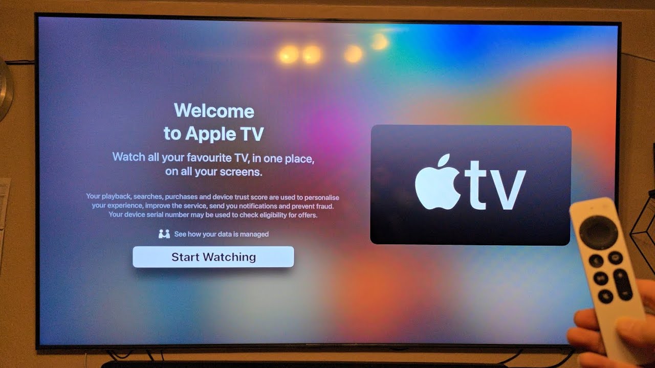Apple tv 4k Unboxing & Setup & HDMI Cable 128 GB Version & WiFi ...