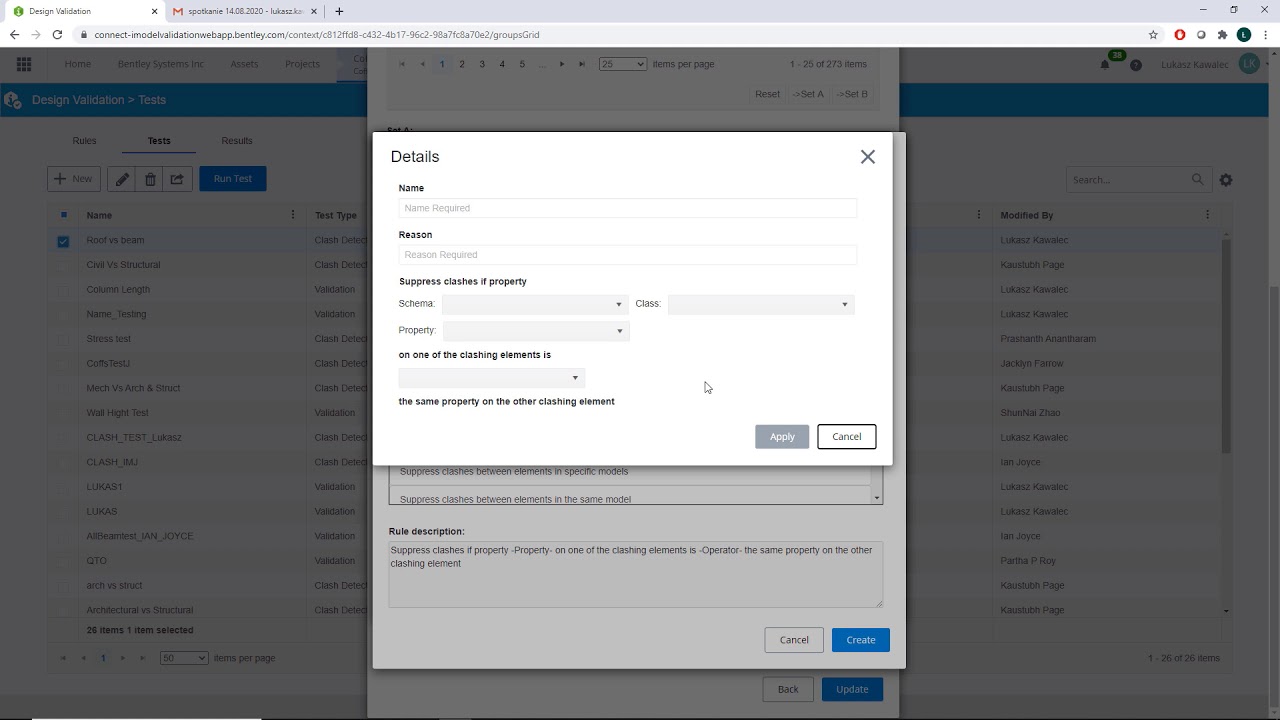 iTwin Essentials Clash Detection - Supression Rules - YouTube