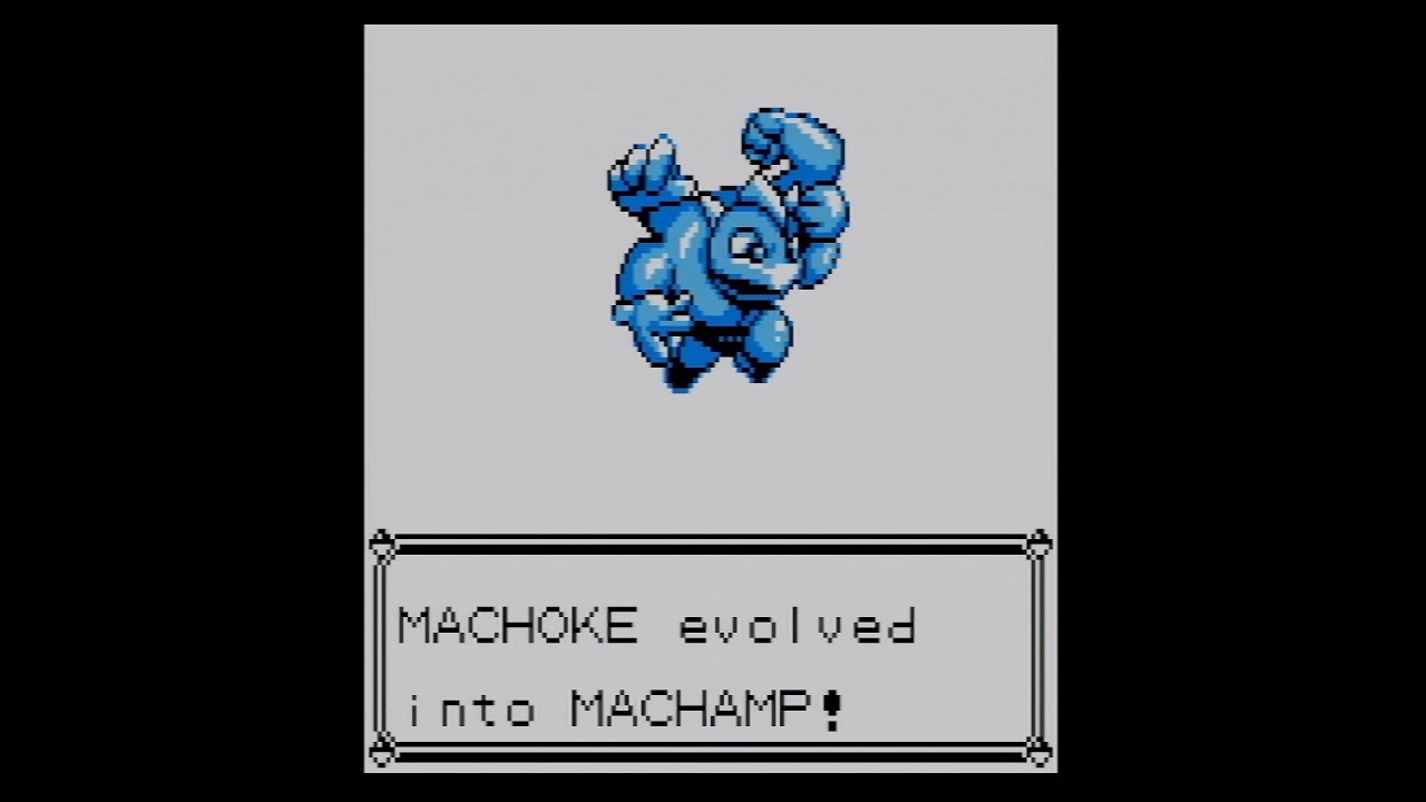 Pokemon Red/Blue - Evolving Machop into Machoke/Machamp - YouTube