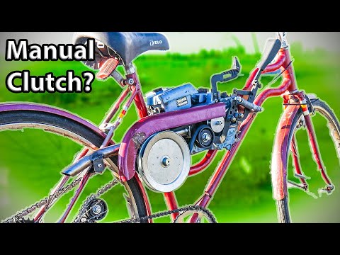 I make a vintage chainsaw motorized bike - YouTube