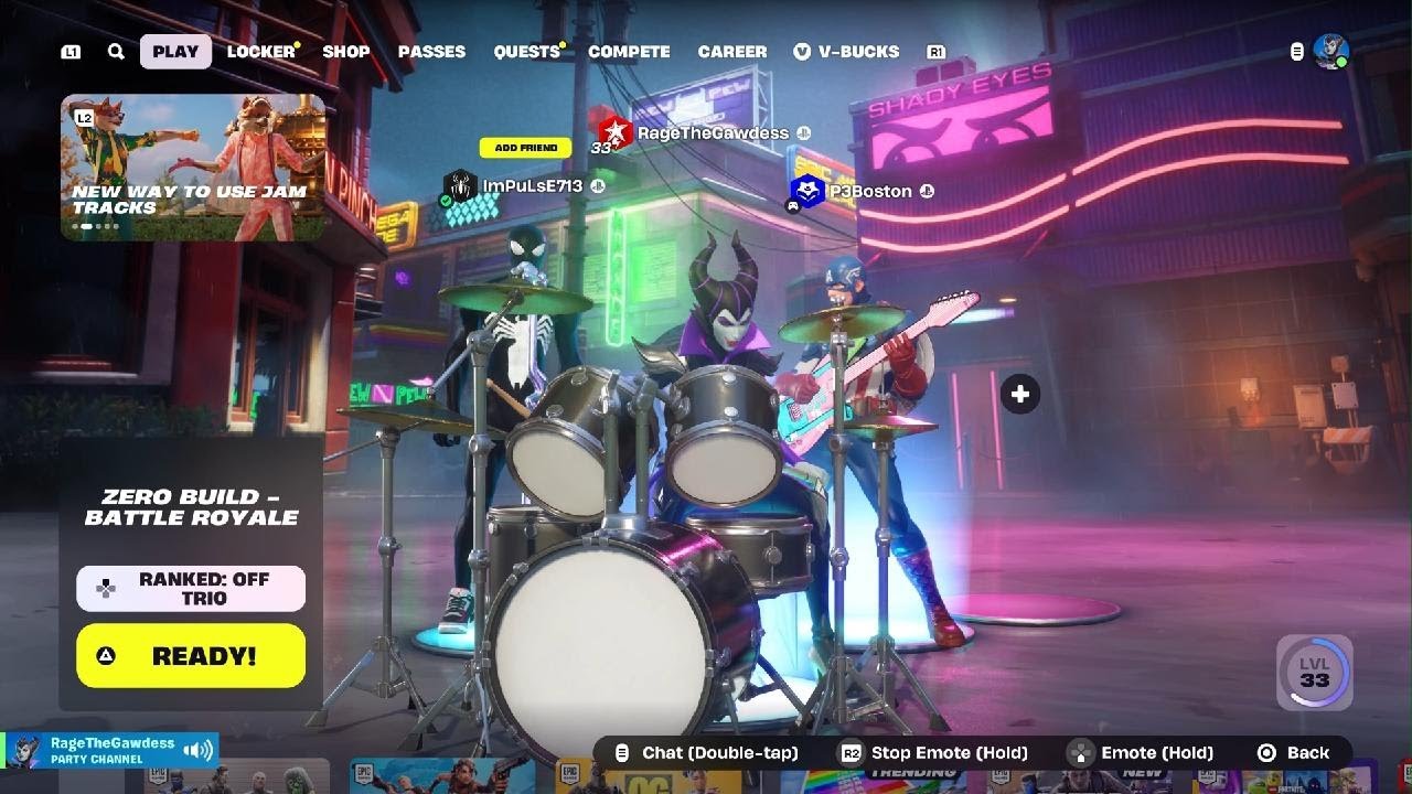 Fortnite Jam Session & Win feat. P3, Impulse, Mikey - YouTube