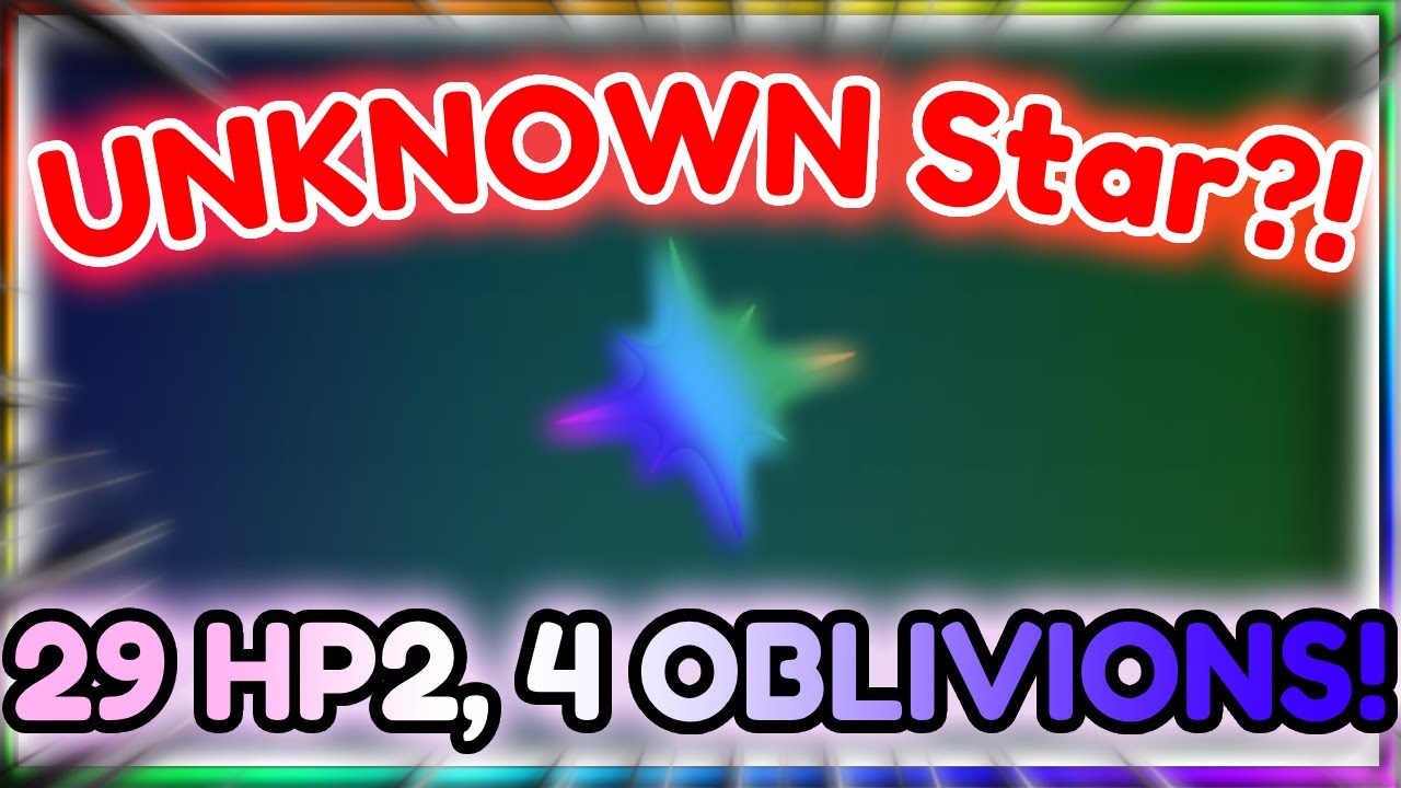 I ROLLED AN 'UNKNOWN STAR' WHILST TRYING TO GET OBLIVION! | Sol's RNG ...