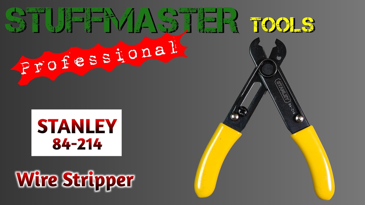 Stanley Wire Stripper | Stanley 84-214 with looping hole - YouTube