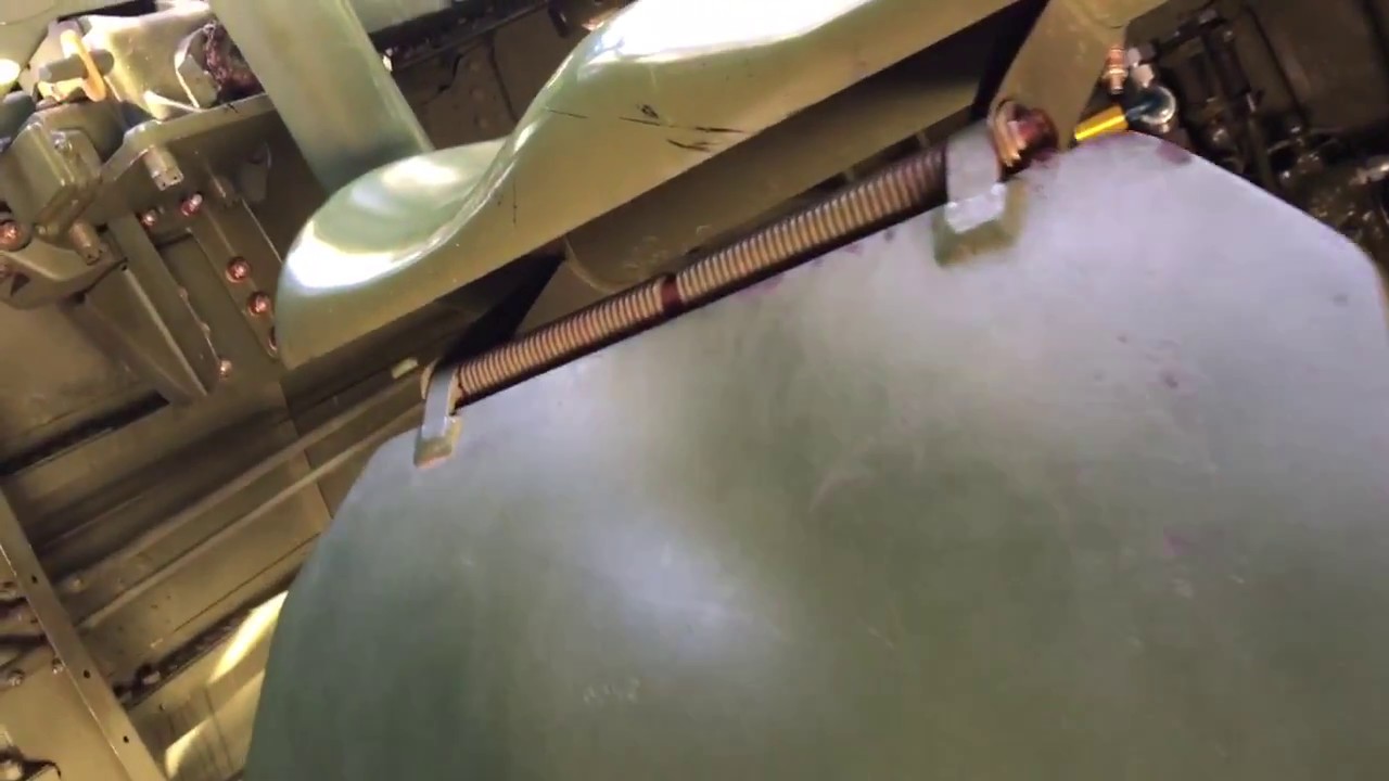 TBM Avenger - Rear Gunner Turret Interior (1) - YouTube