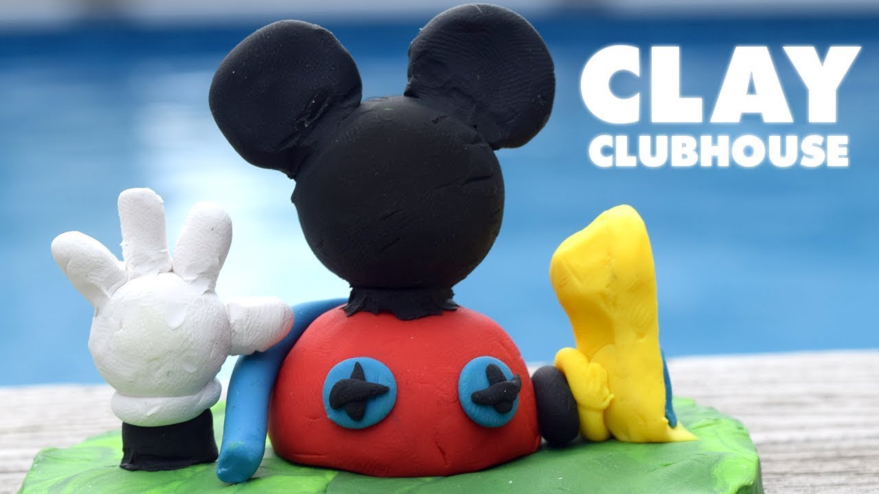 Mickey Mouse Clubhouse (Disney Junior) - Polymer Clay Creation - YouTube