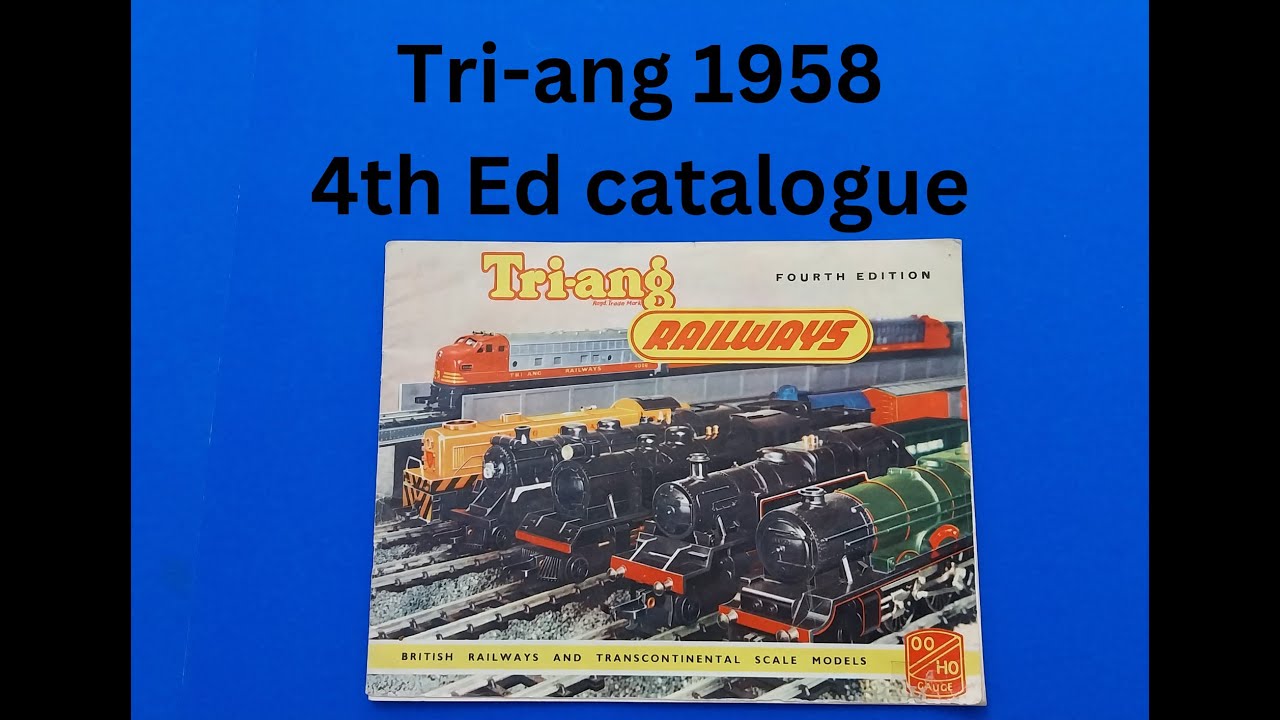 Triang 4th ed 1958 model railway catalogue full look through from ...
