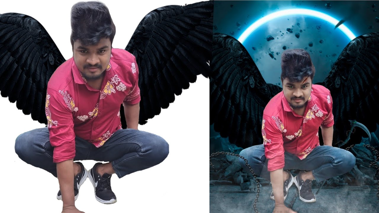 Horror look make in picsart tutorial | horror face making in picsart ...