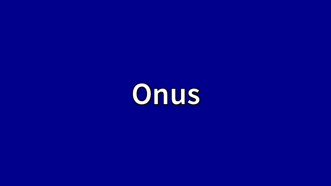 Onus Meaning - YouTube