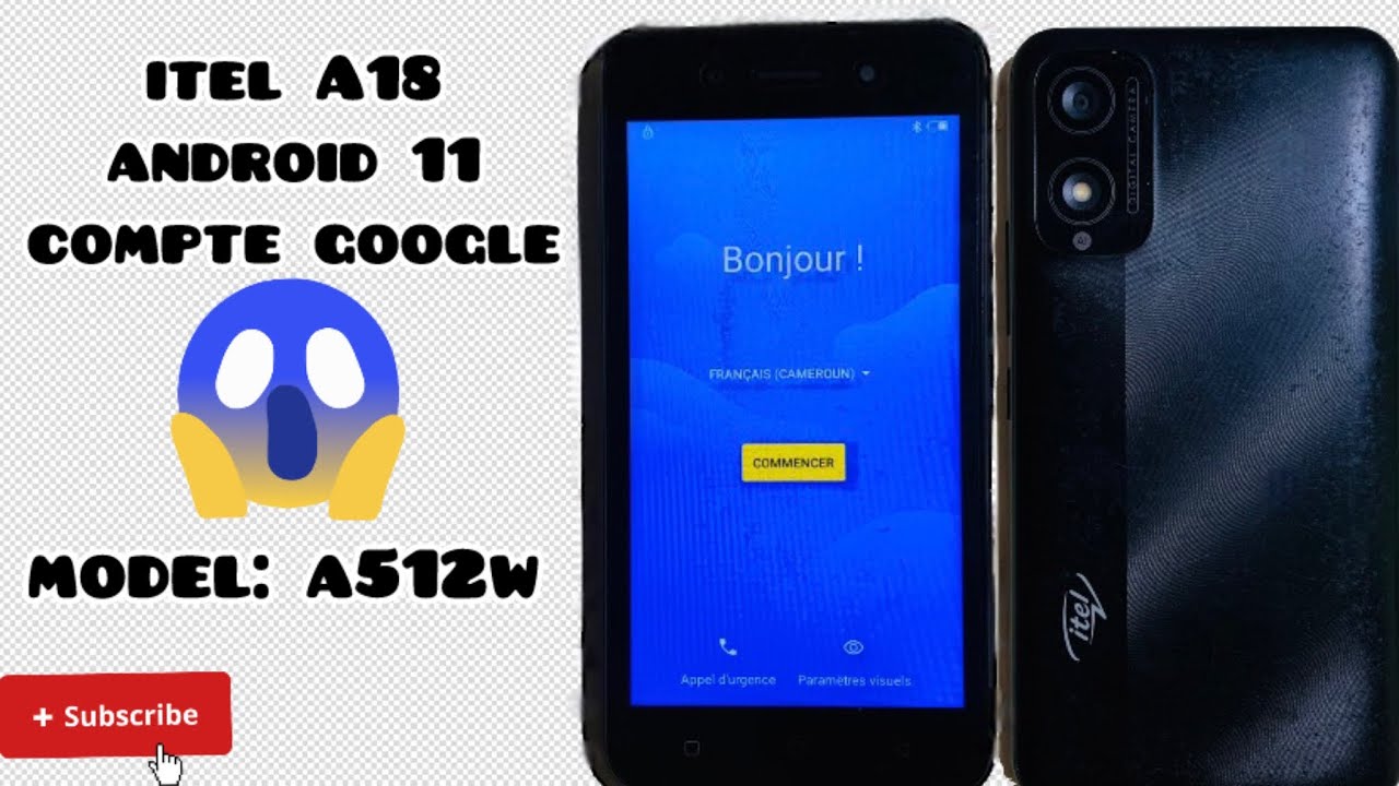 iTEL A18 compte google Android 11 (new method) - YouTube