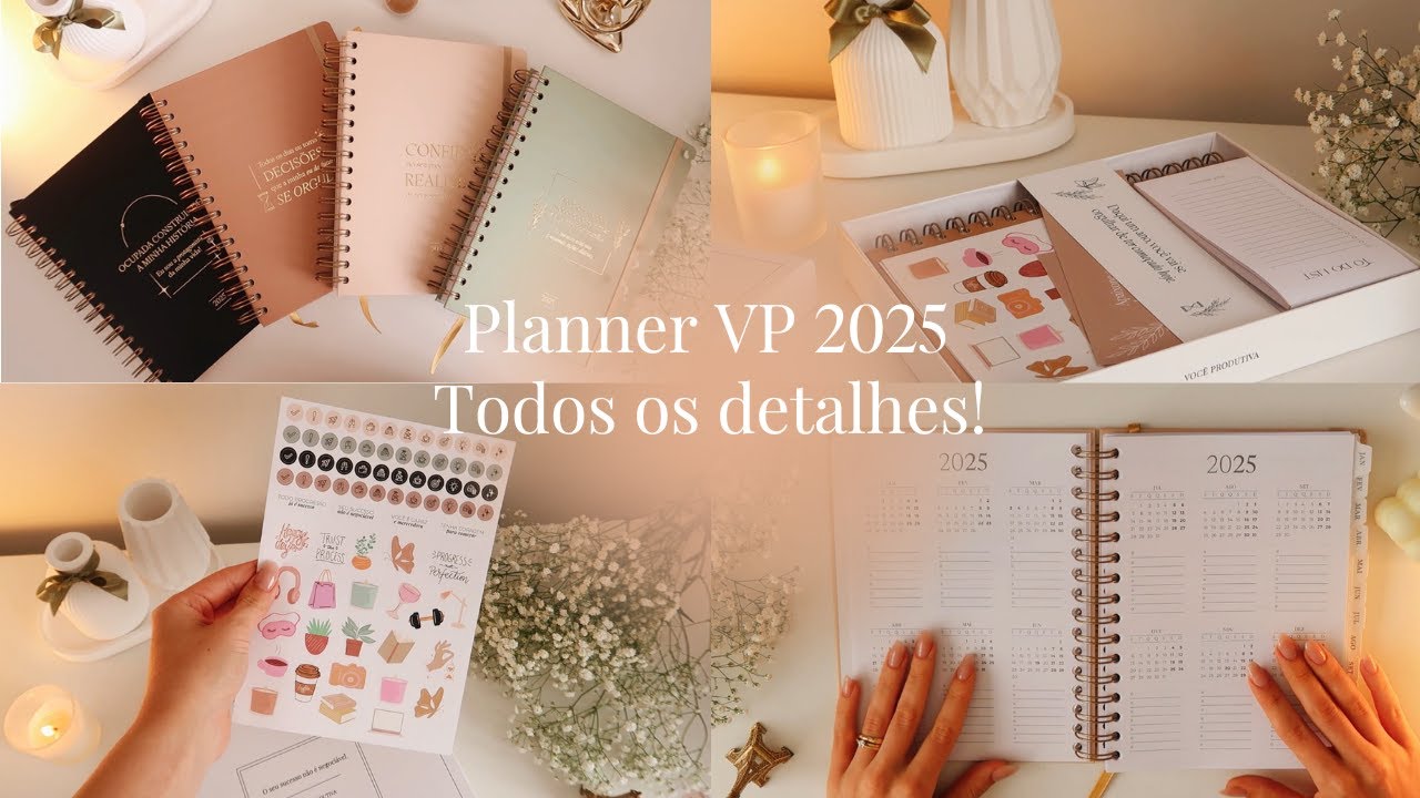 Planner VP 2025: capas, tour pelo planner e todos os detalhes! - YouTube