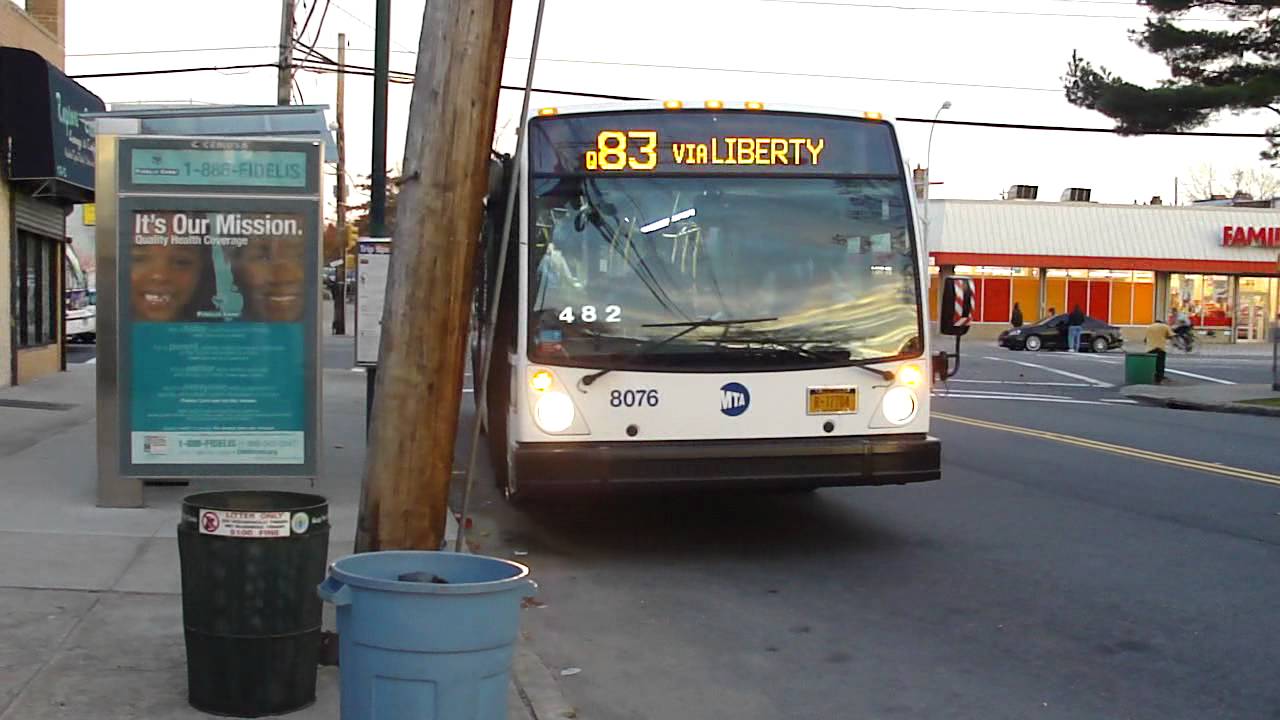 MTA NYCT Bus: 2011 Nova-LFS Q83 Bus #8076 at Springfield Blvd-Murdock ...