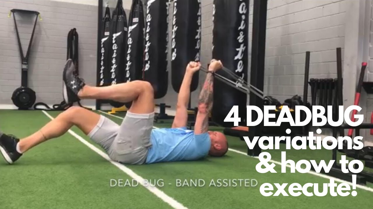 4 DEAD BUG VARIATIONS / SET UP & EXECUTION - TOP 10 CORE EXERCISERS ...