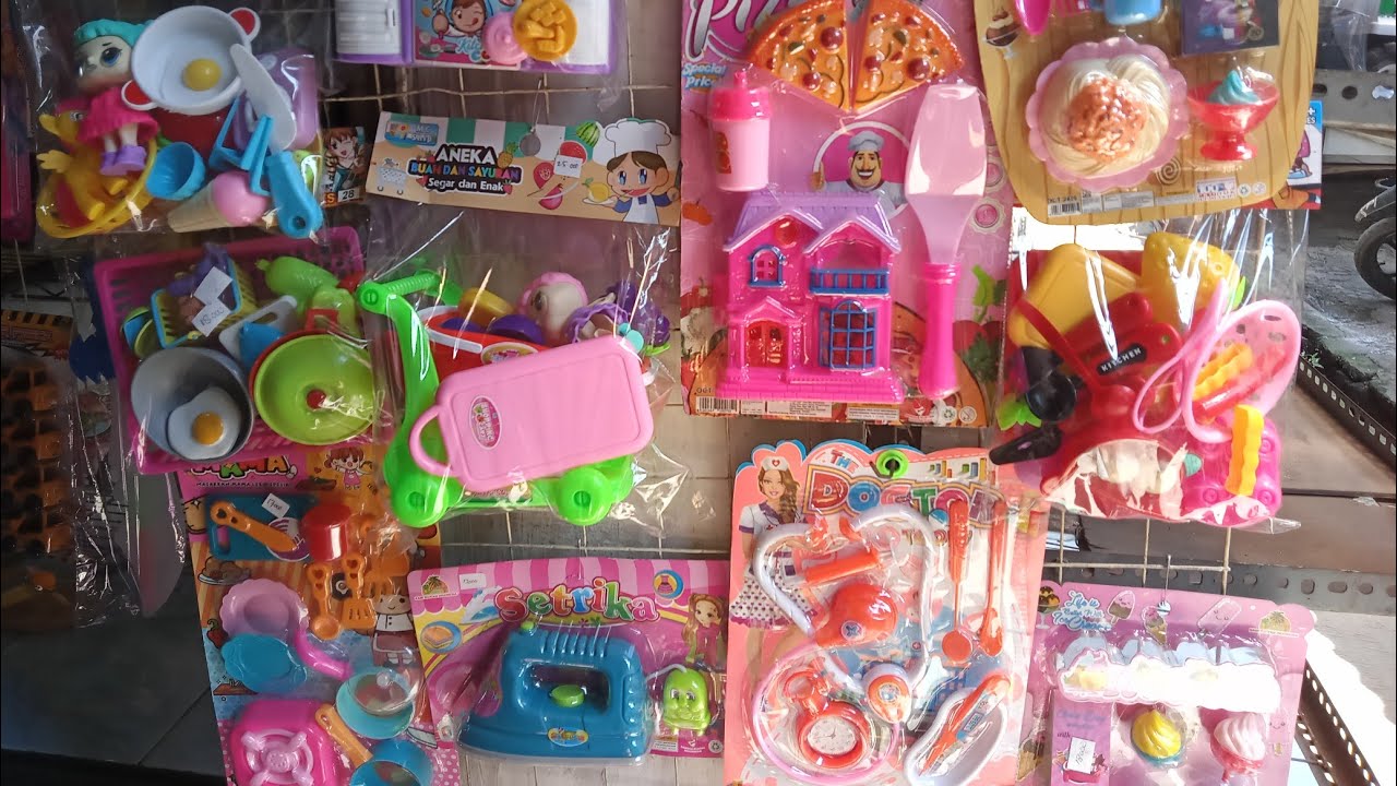 Mencari Mainan Masak Masakan Miniatur Makanan Pizza Telur Roti Susi Es ...