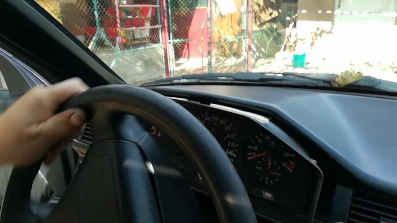 Instrument cluster light bulb replacement W124 E class - YouTube