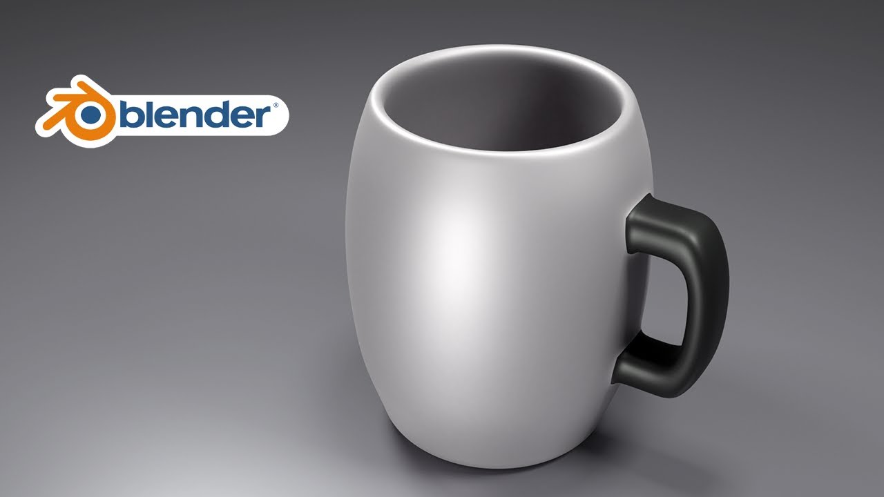 Modeling a coffee cup || Blender beginners tutorial - YouTube