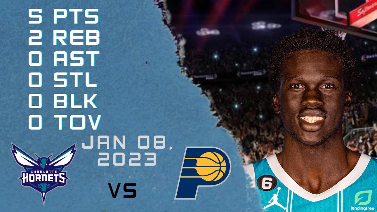 JT Thor NBA Player Highlights 08-01-2023 HORNETS vs PACERS REGULAR ...