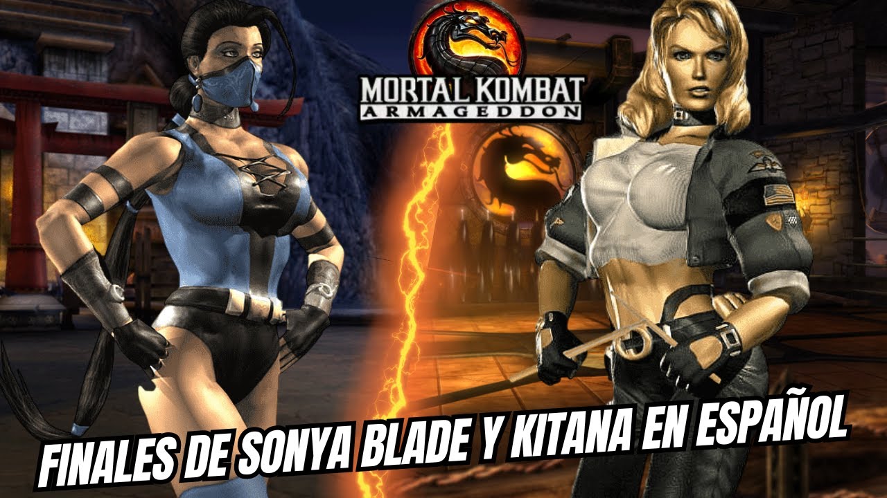 Mortal Kombat Armageddon | Finales De Sonya Blade y Kitana En Español ...
