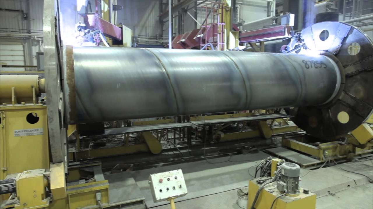 Rough Cut Concrete Pressure Pipe Manufacturing - YouTube