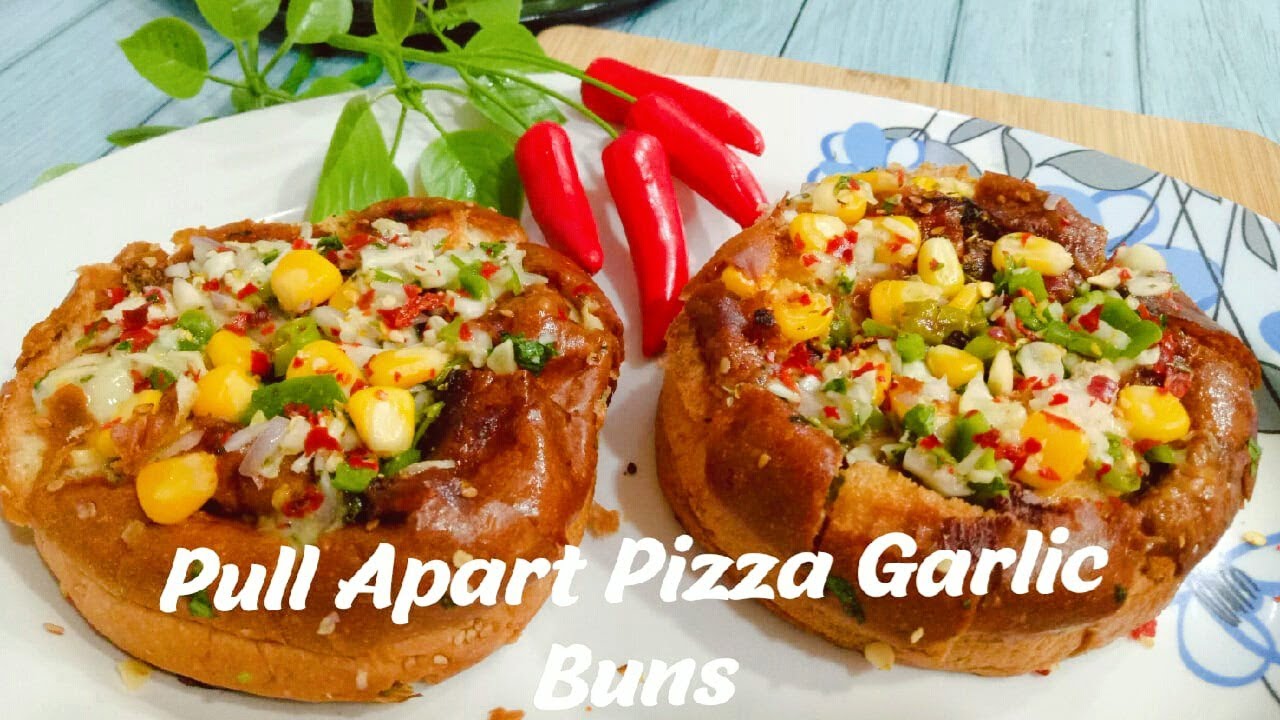 Pull Apart Stuffed Burger || Pull Out Bun || Spicy Cheesy Garlic ...