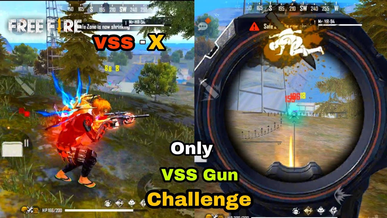 Only VSS Gun Challenge Must gameplay II Solo VS Squad Only VSS ...