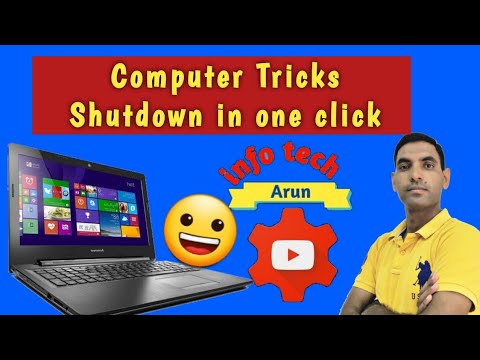 shutdown windows one click || Shutdown shortcut - YouTube