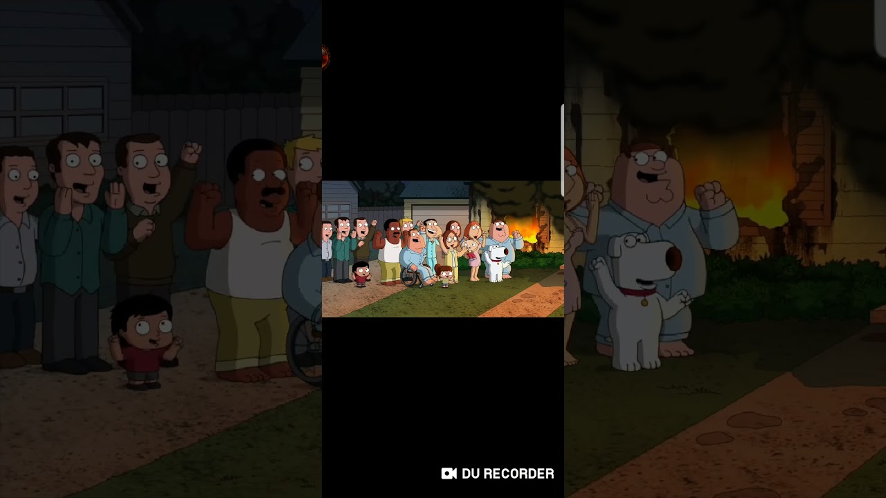 Family Guy Chris Stuck In House Fire - YouTube
