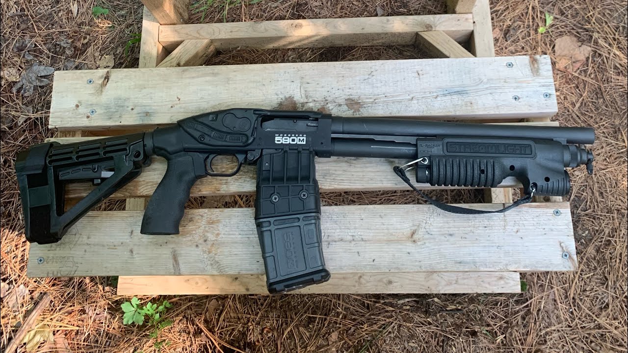 Mossberg 590M Shockwave Upgrades - YouTube